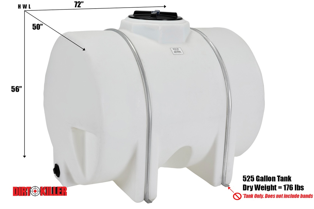 525 Gallon Water Leg Tank | Custom pressure washer set up